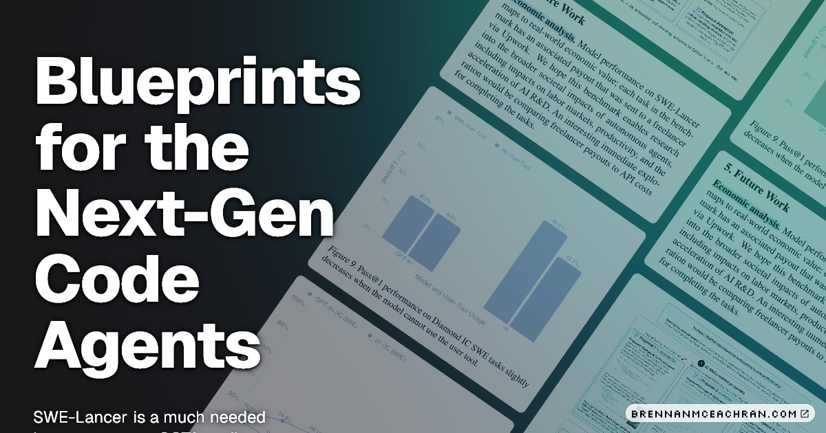 Blueprints for the Next-Gen Code Agents | Brennan McEachran
